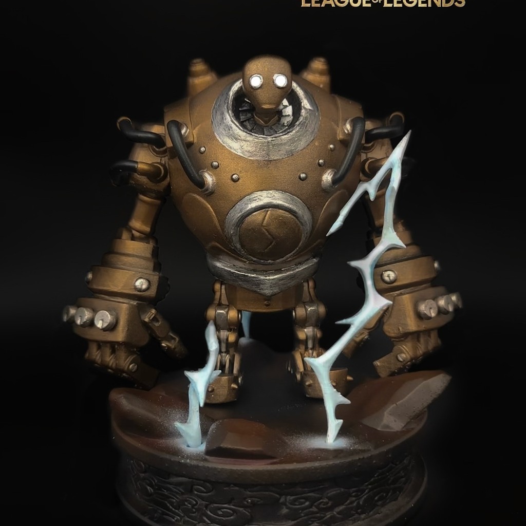 League of Legends LOL Robot Britz รูปของเล่นเครื่องประดับสีขาวรุ่น NBIF ...