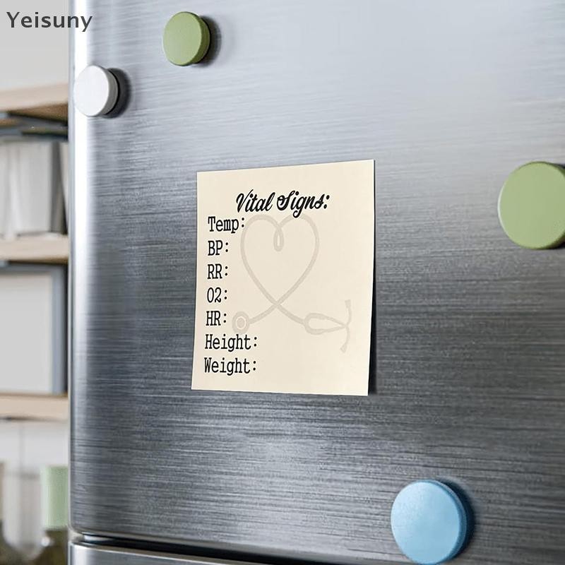 [Yei] Vital Signs Sticky Notes 3 นิ้วพยาบาล Do List Notepad รายวันการ ...