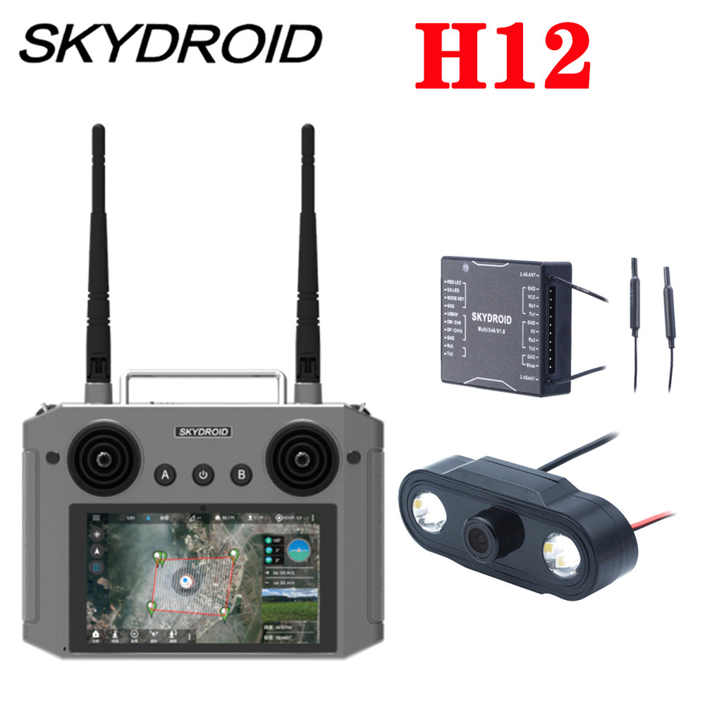 SKYDROID H12 2.4GHz 12 ช่อง 1080P Digital Video Data Transmitter H12 3 ...