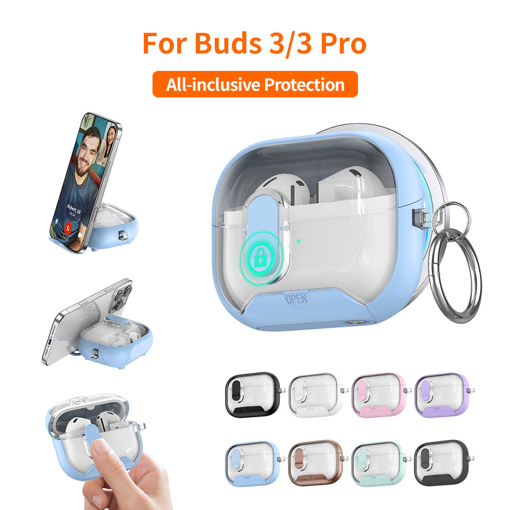 🔥ส่งจากไทย🔥 ฝาพับใส For Samsung Buds 3 Pro 3Pro Buds3Pro เคสป้องกันความ ...