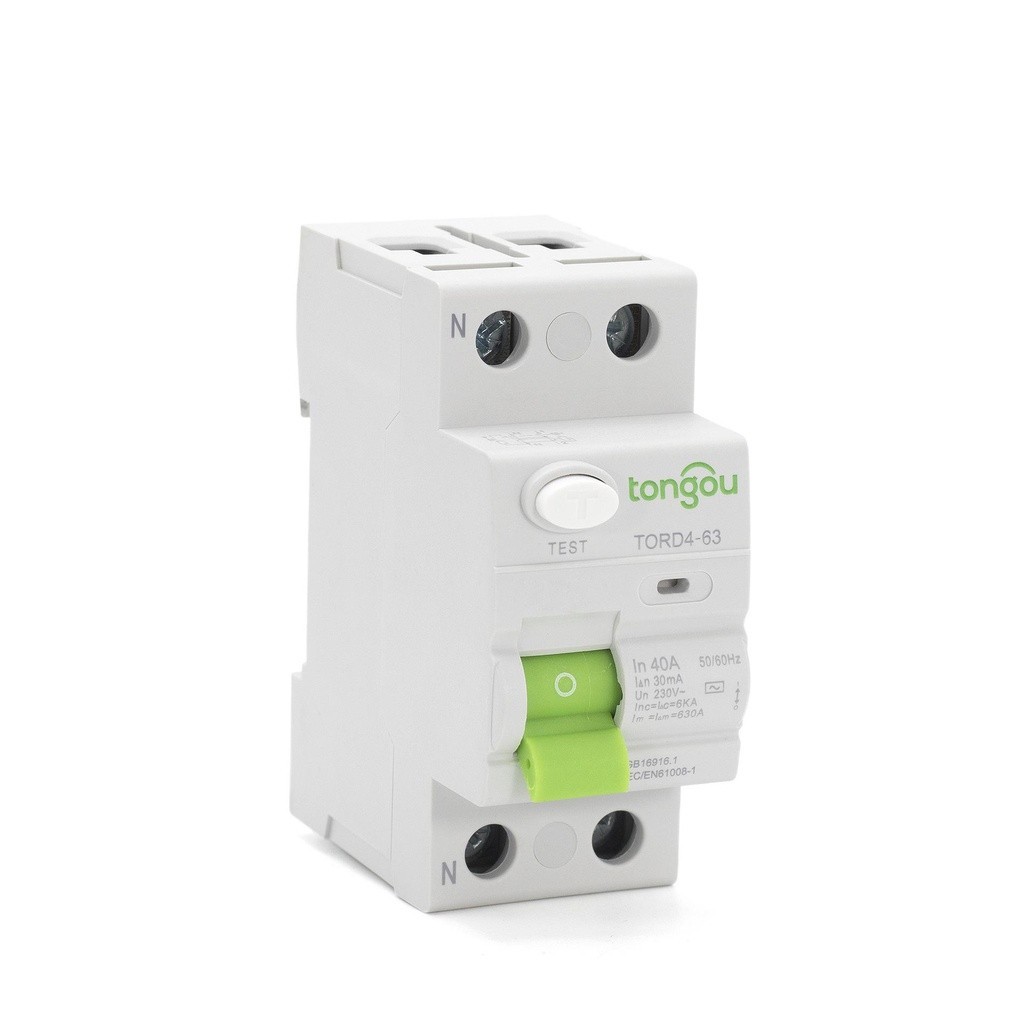 Safety Switch AC 2P 16A 10mA 30mA 6KA RCCB RCD 110V 230V Residual ...