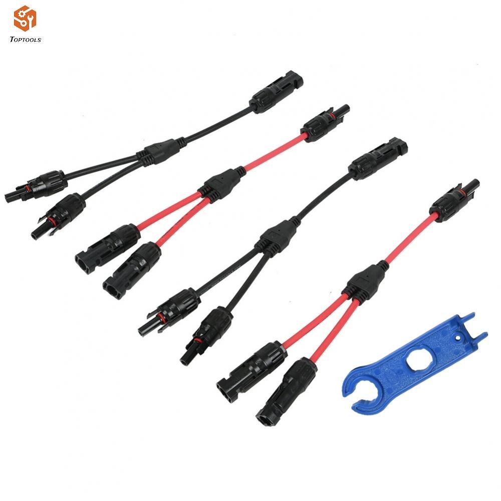 ขั้วต่อสายเคเบิลแผงโซลาร์เซลล์ที่ได้รับการปรับปรุง Y สาขา 2 คู่ MMF FFM ...