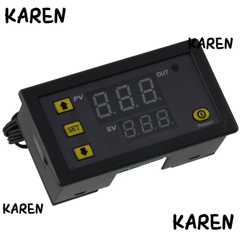 อุปกรณ์ควบคุมอุณหภูมิดิจิตอล KAREN -50℃ ถึง120℃ Ac110-220v เทอร์โมสตัท ...