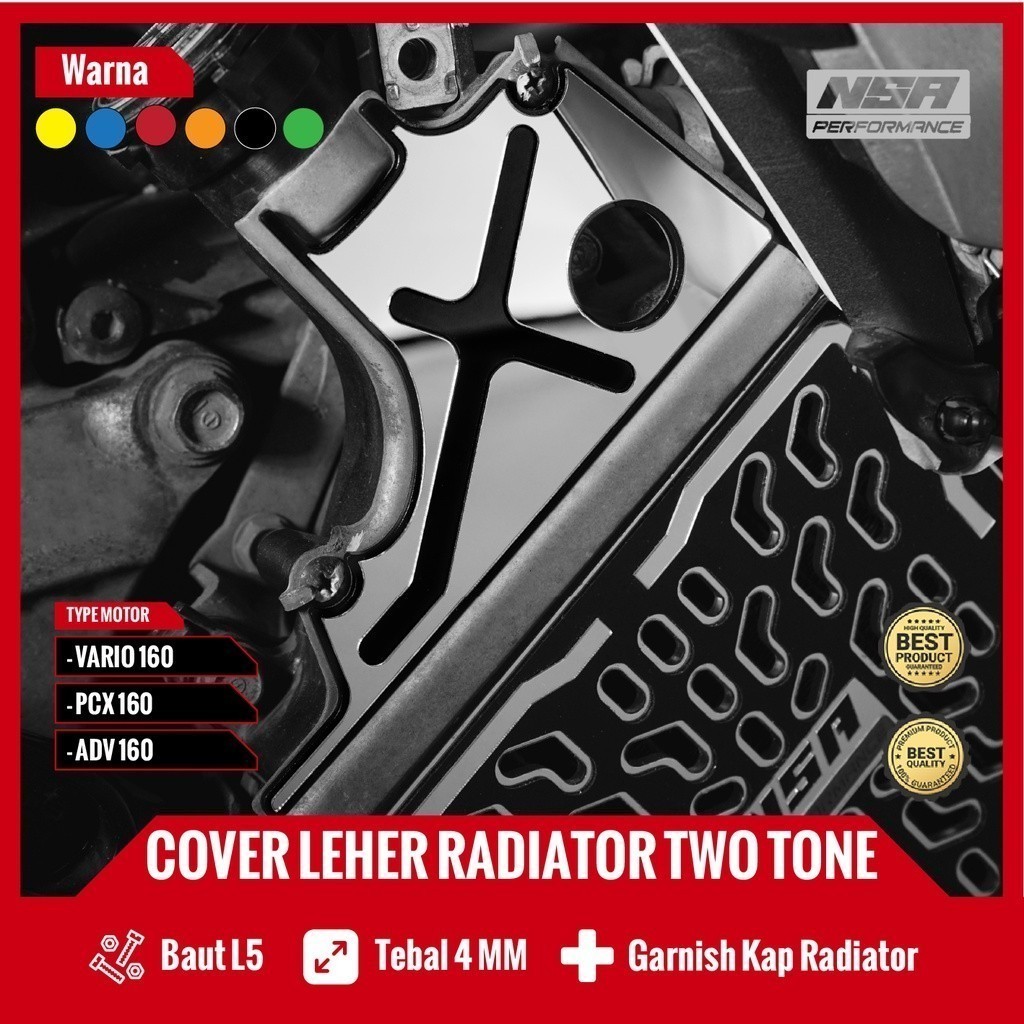 Nsa GARNISH COVER คอ RADIATOR HONDA 160 Two Tone (VARIO PCX ADV STYLO ...