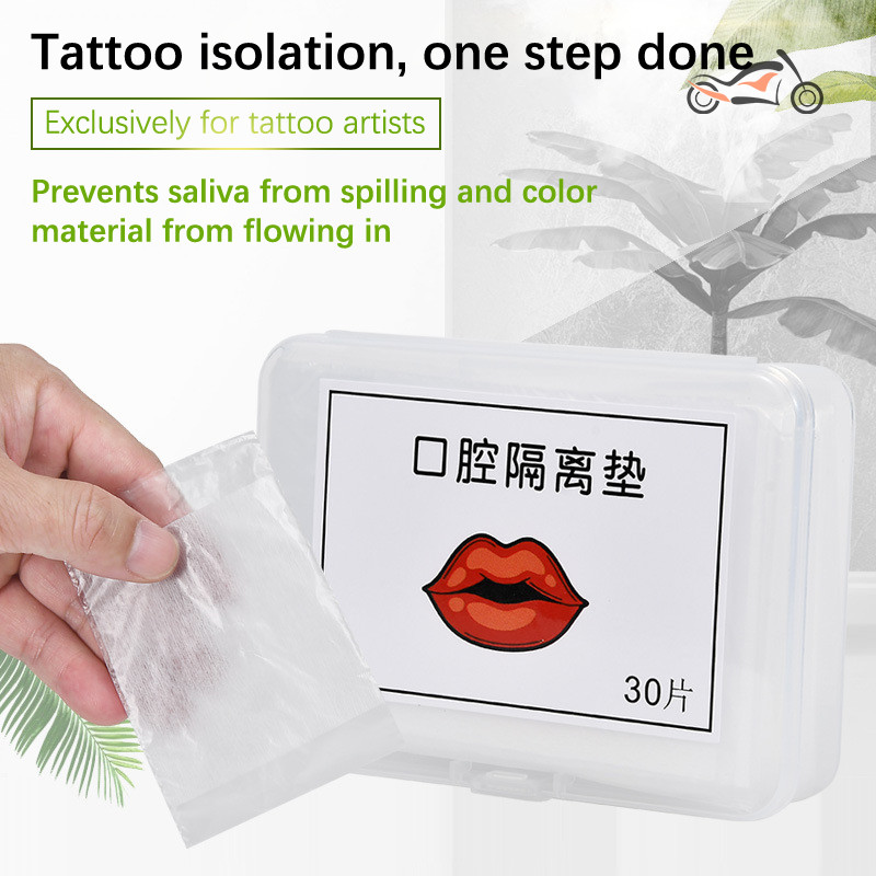 [SU] 30 ชิ้น Tattooed Lip Oral Isolation Pad Tattoo Lip ทิ้งแผ่นป้องกัน ...