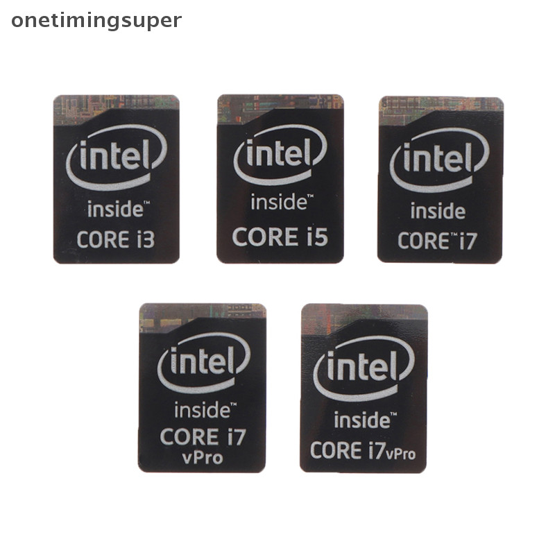 Onetimingsuper 5 ชิ้นโน้ตบุ๊คคอมพิวเตอร์เดสก์ท็อปป้ายโลโก้ 4th Intel ...