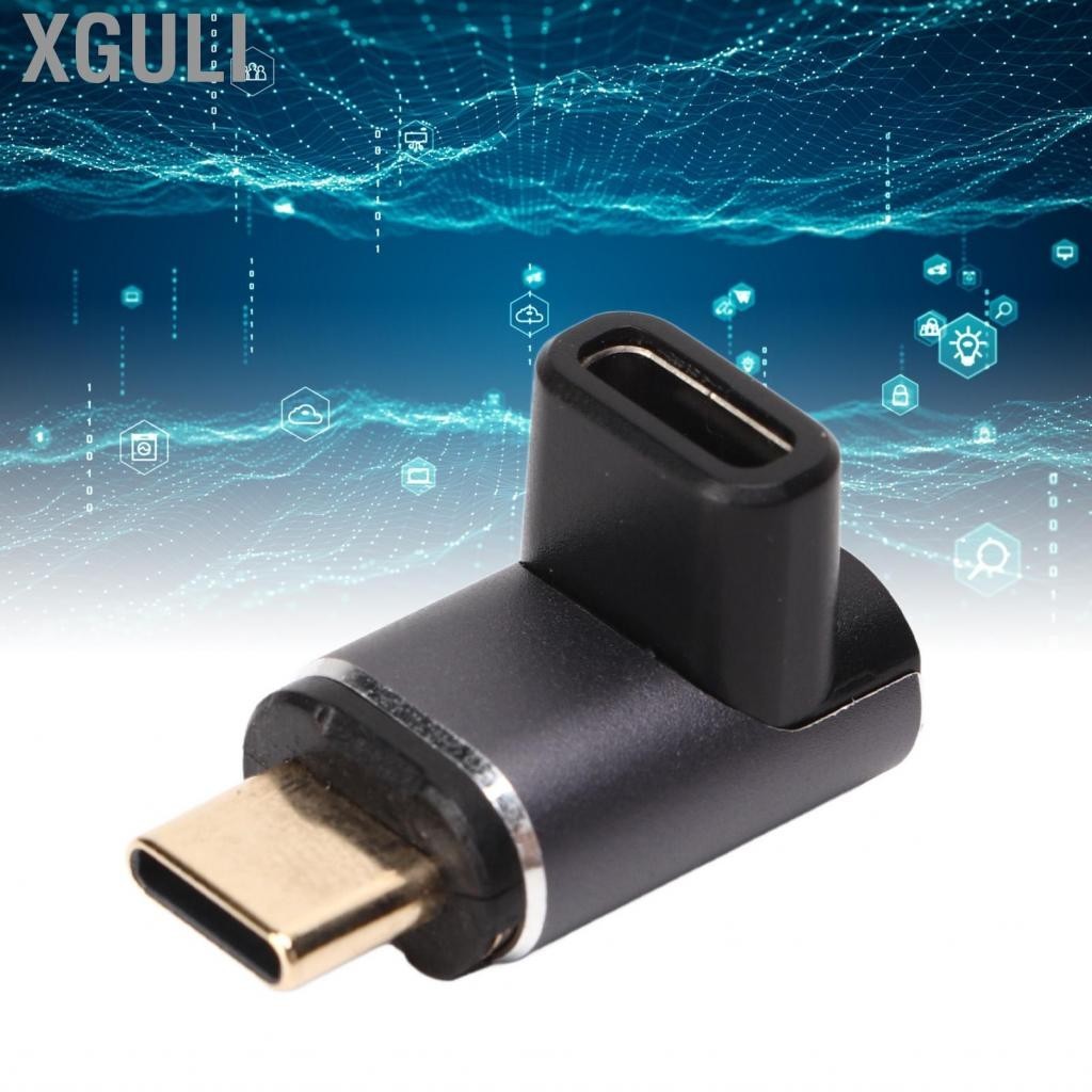 Xguli อะแดปเตอร์แม่เหล็กมุมขวา Type C 40Gbps ตัวเชื่อมต่อ USB SS5 ...