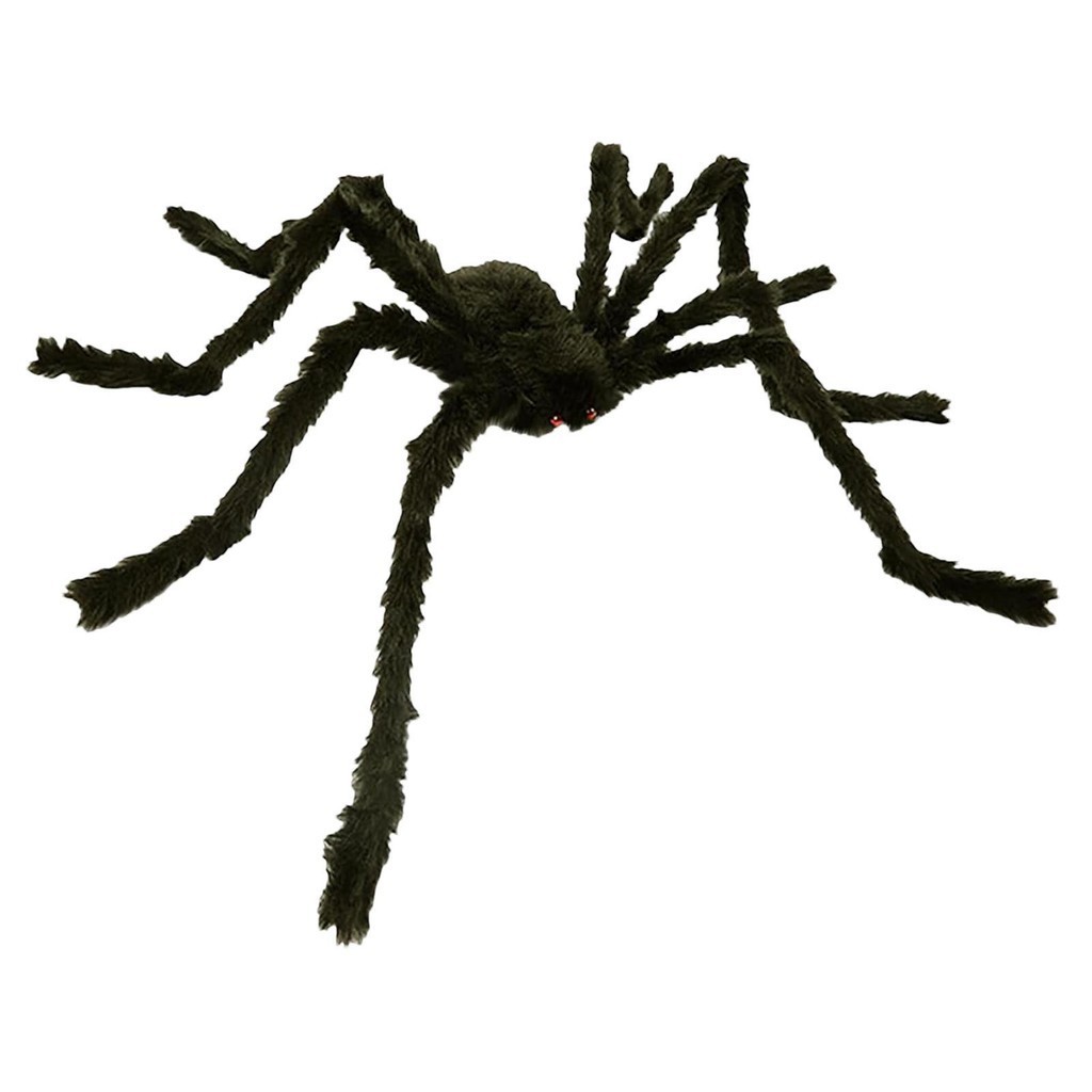 ฮาโลวีนแมงมุมแมงมุมที่สมจริง Gaint Spiders ตกแต่งที่สมจริงกลางแจ้ง ...