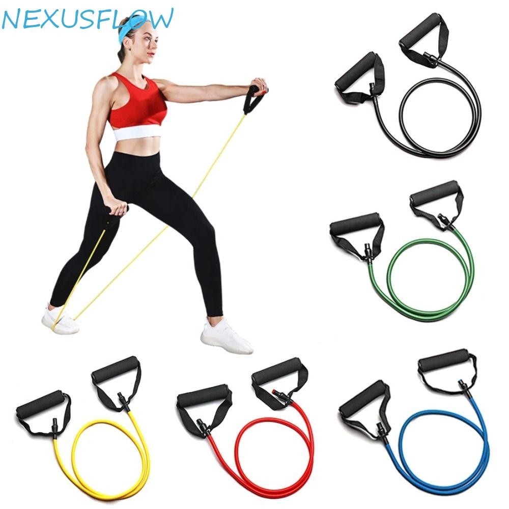 Nexusflow 5 ระดับแถบต้านทาน, 5 ระดับความต้านทานยืดหยุ่นดึงเชือก,อุปกรณ์เสริมยิมมัลติฟังก์ชั่น ...