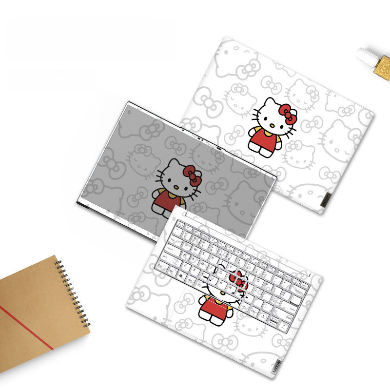 สติกเกอร์คอมพิวเตอร์ Hello Kitty Lenovo Xiaoxin air14 ASUS Dell ...