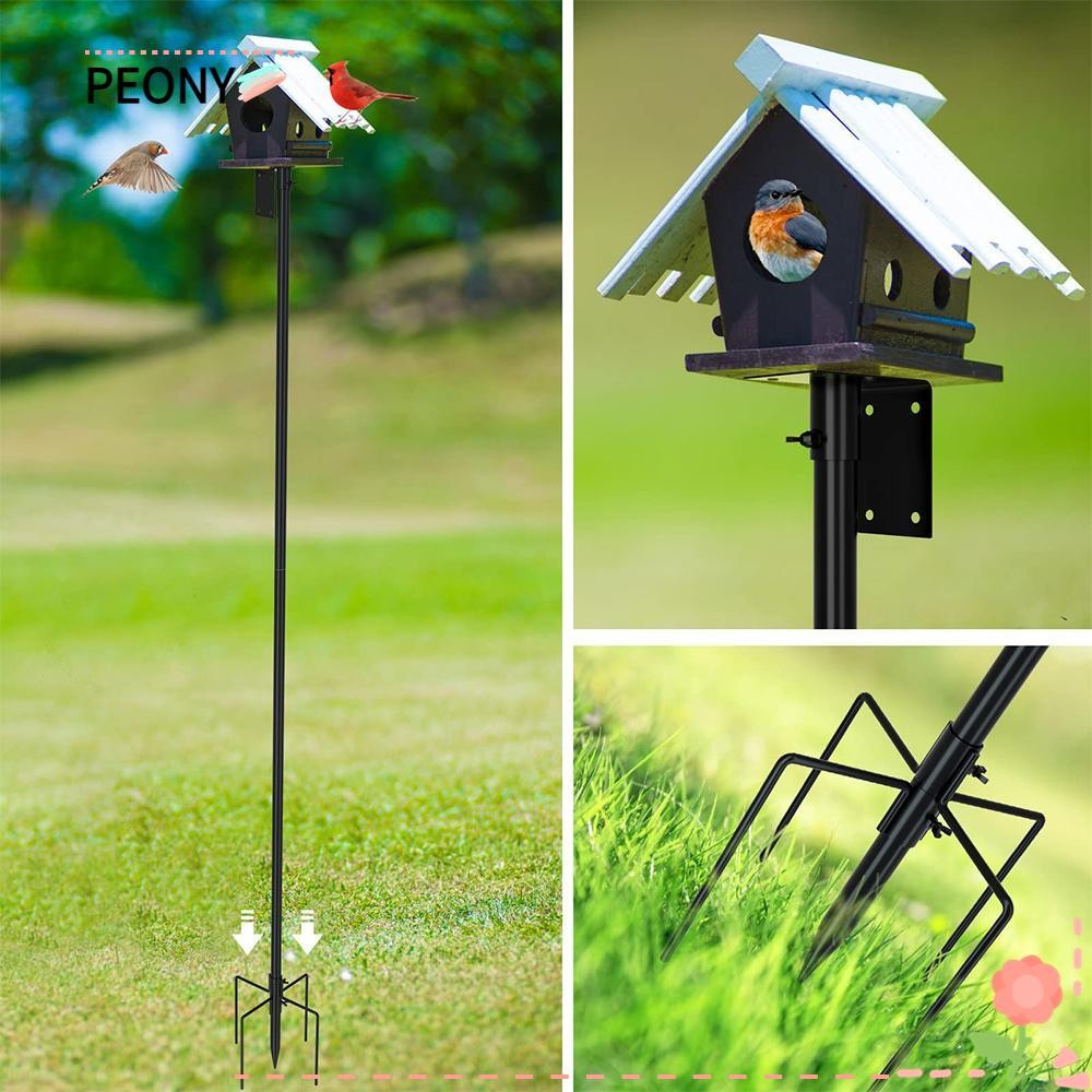 Peonypavilion Bird House Pole Mount Kit, Universal Adjustable Bird ...