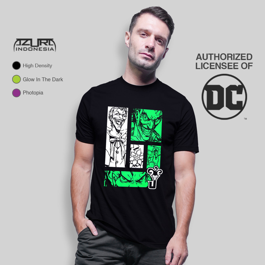 เสื้อยืด Azura DC Comics Joker Comic Vintage Character Photopia Glow ...