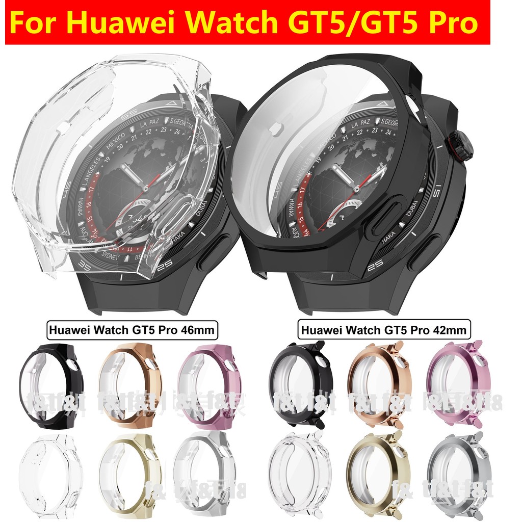 Full Covered Case Compatible For เคส Huawei watch gt 5 pro Case Soft ...