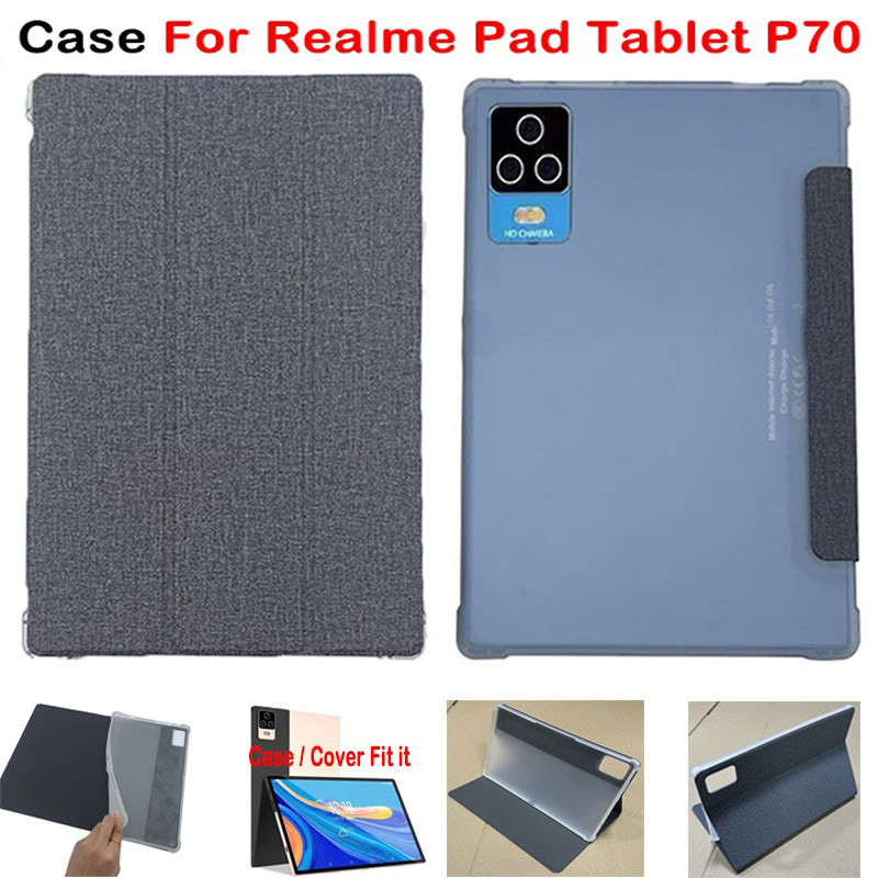 สําหรับRealme Padแท็บเล็ตP70 5G Android 13 แฟชั่นTPUแท็บเล็ตป้องกันกรณี ...