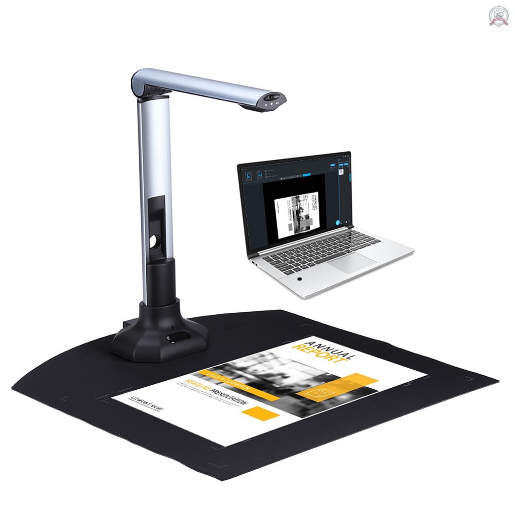[โปรโมชั่น] BK52 Portable Book & Document Camera Scanner Capture Size A3 HD 10 Mega-pixels USB 2 ...