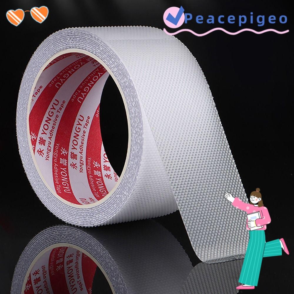 PEACEPIGEO เทปกันลื่น 5 ม./ม้วน, เทป PEVA กาวที่แข็งแกร่งกันน้ํา, สติ๊กเกอร์จับบันไดพื้นห้องน้ํา ...