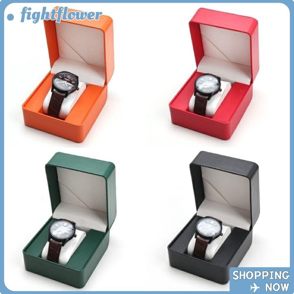 FIGHT Gift Storage Box, กล่องนาฬิกาฝ้าอาวุโส, แฟชั่นองค์กรนาฬิกา PU ทน ...