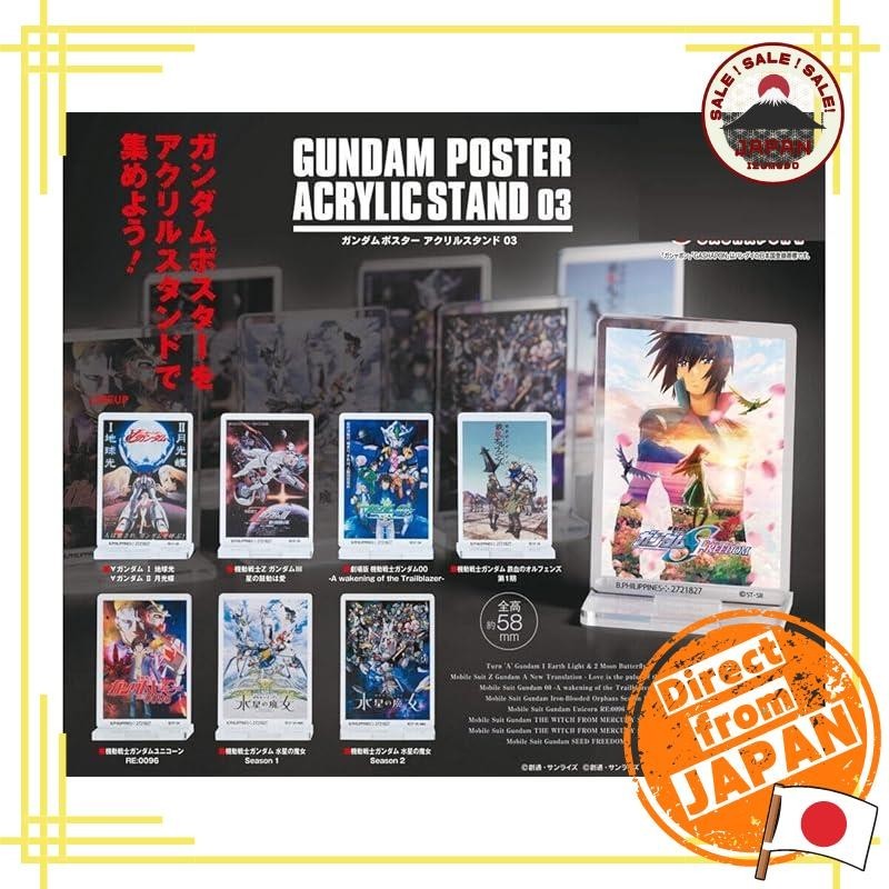 GUN*DAM Poster Acrylic Stand 03 [8 pieces (full collection)] GACHA ...