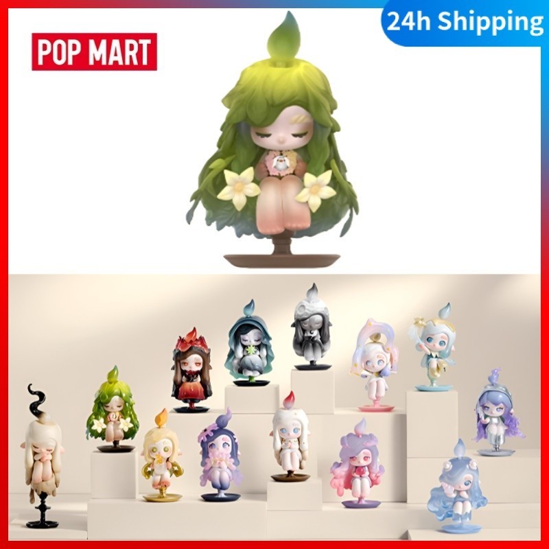 【ของแท้】POPMART CHAKA Light Sprite Series Blind Box Cute Figures Pop ...