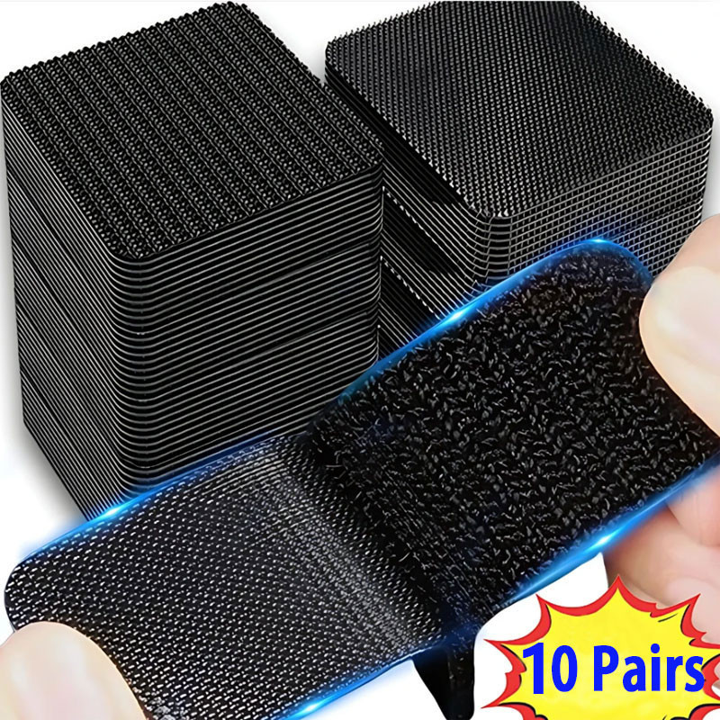 10 คู่ Double Faced Fixing สติกเกอร์สําหรับพรม Pad Dashboard Mat กาวสูง ...