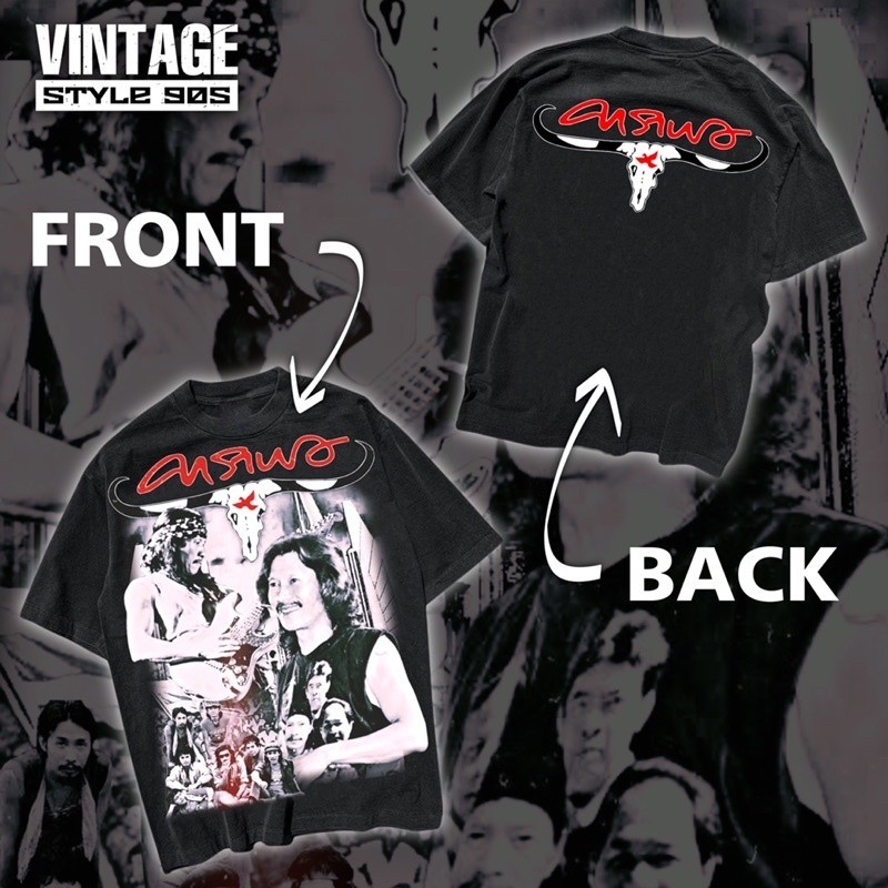 [พร้อมส่ง]Carabao Band Shirt Front-Back Pattern Hiptrack Lab สวยๆ ไซส์ ...