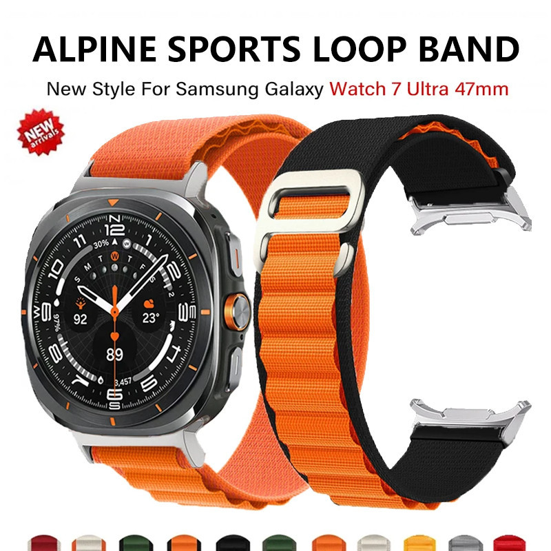 Alpine Loop สําหรับ Samsung Galaxy Watch 7 Ultra 47 มม.สร้อยข้อมือกีฬา ...