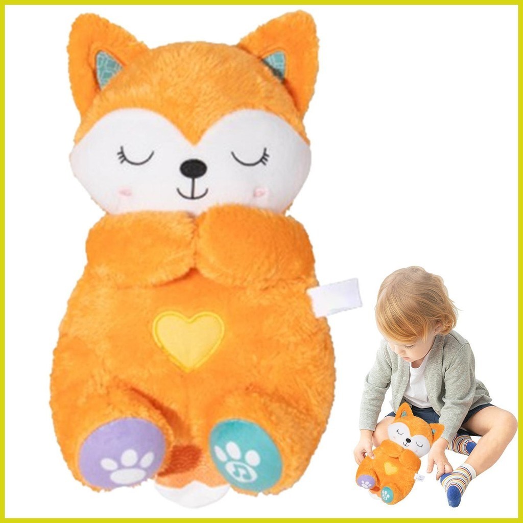 น่ารัก Fox Plushies ดนตรี Light Up สัตว์ Plushies การ์ตูนเด็กสัตว์ของ ...