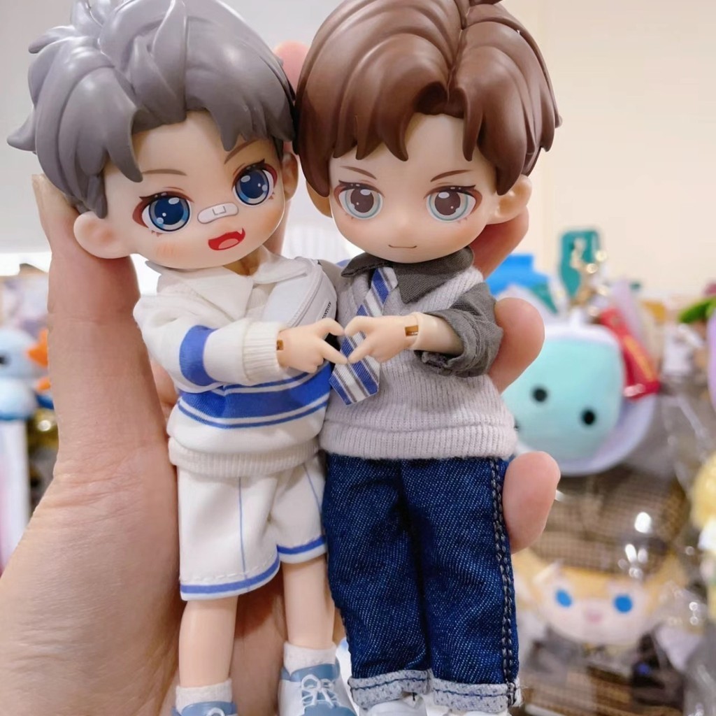 Simontoys Peterson Male Classmate Series Mystery Box 12 คะแนนBJD Movable Joint Dollเดสก์ท็อปตก ...