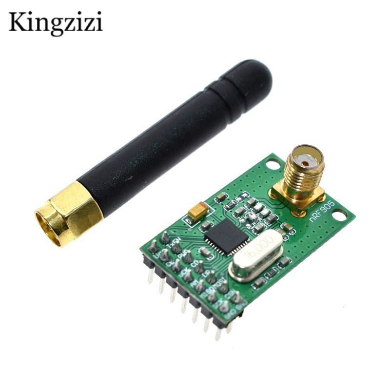 Nrf905 Wireless Transceiver โมดูลเครื่องส่งสัญญาณไร้สายบอร์ด NF905SE ...