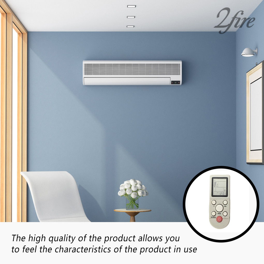 รีโมทคอนโทรลทนทานแบบพกพาสีเทา ABS ใช้ AC A/C Electronics Conditioning ...