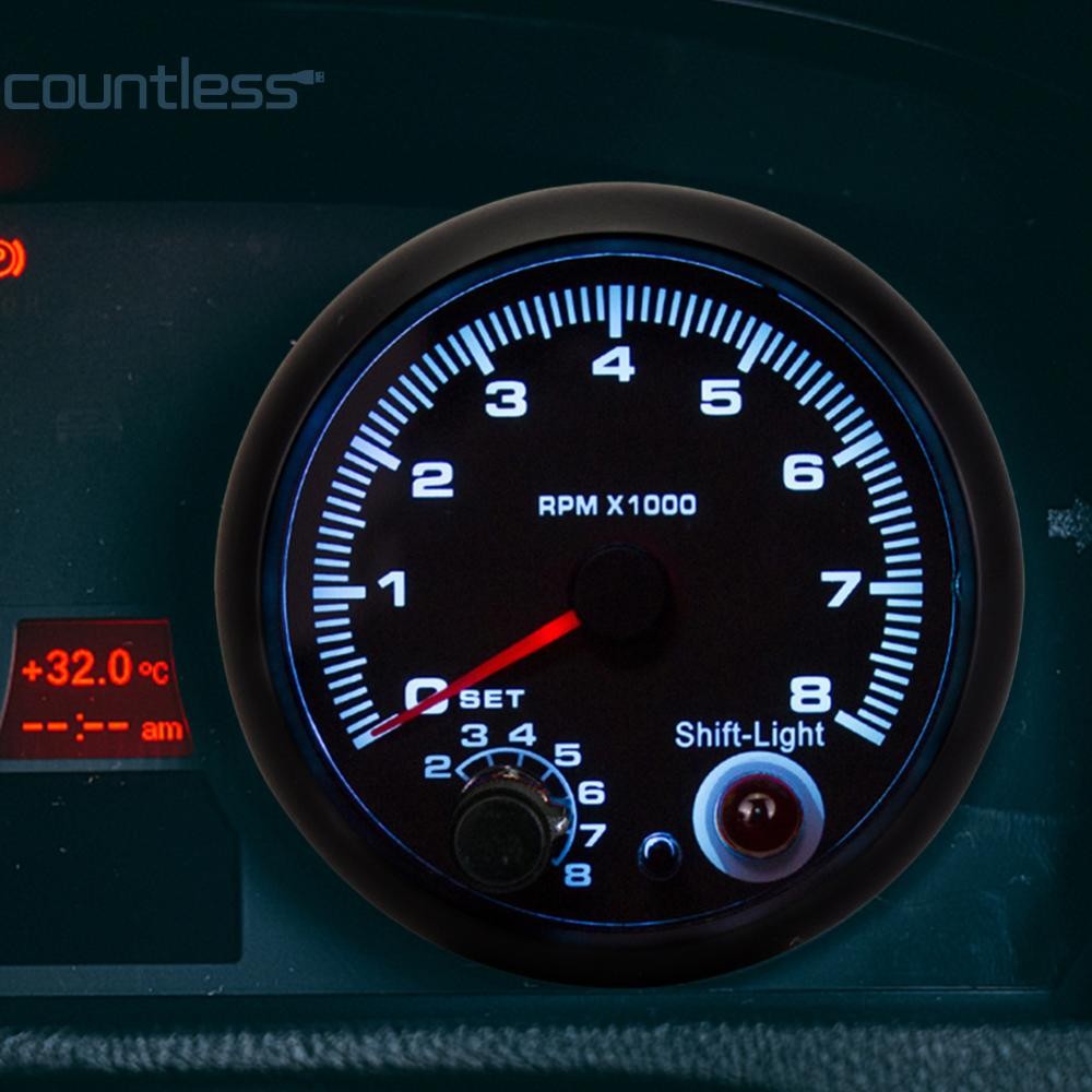 Rpm Gauge พร้อม Shift Light RPM Meter จอแสดงผล LCD เครื่องวัดวามเร็ว ...