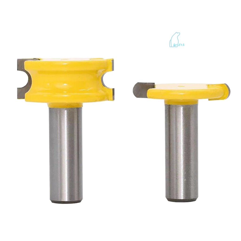 Router Bit 2 ชิ้น 1/2 นิ้ว Shank Bit T-type เครื่องตัด T-type เครื่อง ...