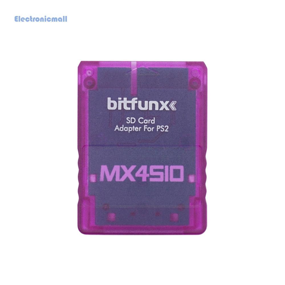 เครื่องอ่านการ์ดแบบพกพาแบบใสสําหรับ PS2 MX4SIO SIO2SD อะแดปเตอร์การ์ด ...