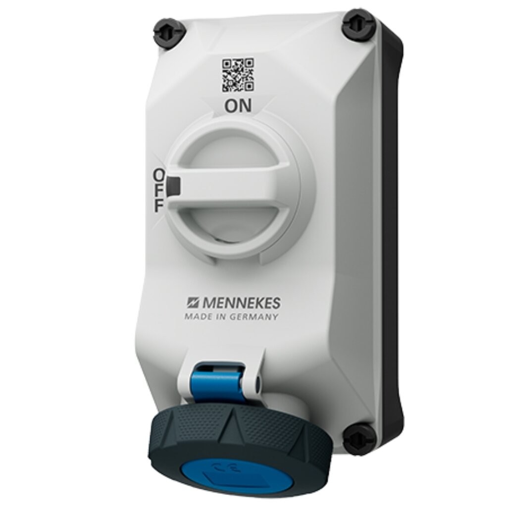 MENNEKES 5604306G (รหัสเดิม 5793A) ปลั๊กตัวเมียติดผนัง พร้อมสวิทว์และ ...
