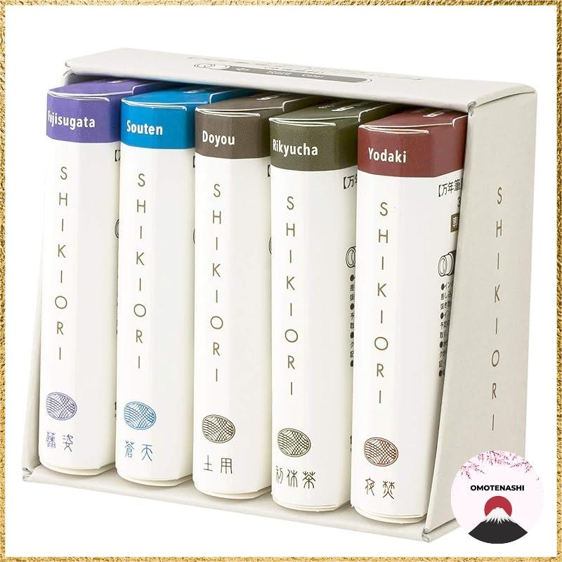 Sailor Fountain Pen Cartridge Ink Four Seasons Woven 5 Color Set Summer ...