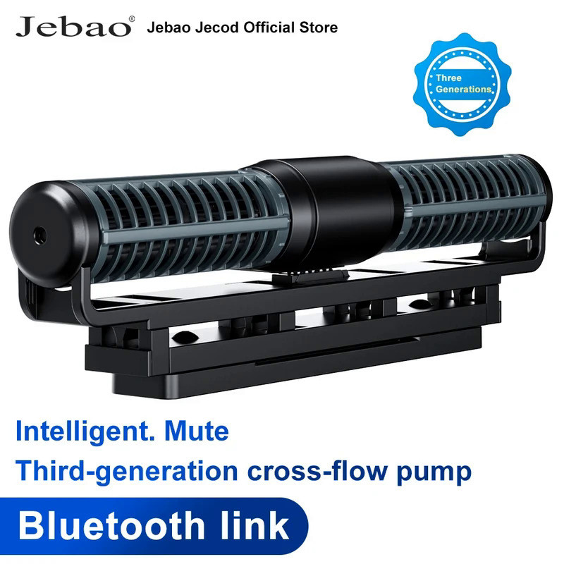 Jebao Jecod 2024 New DCW Series Bluetooth Cross-flow Pump Aquarium Fish Tank Circulating Flow ...