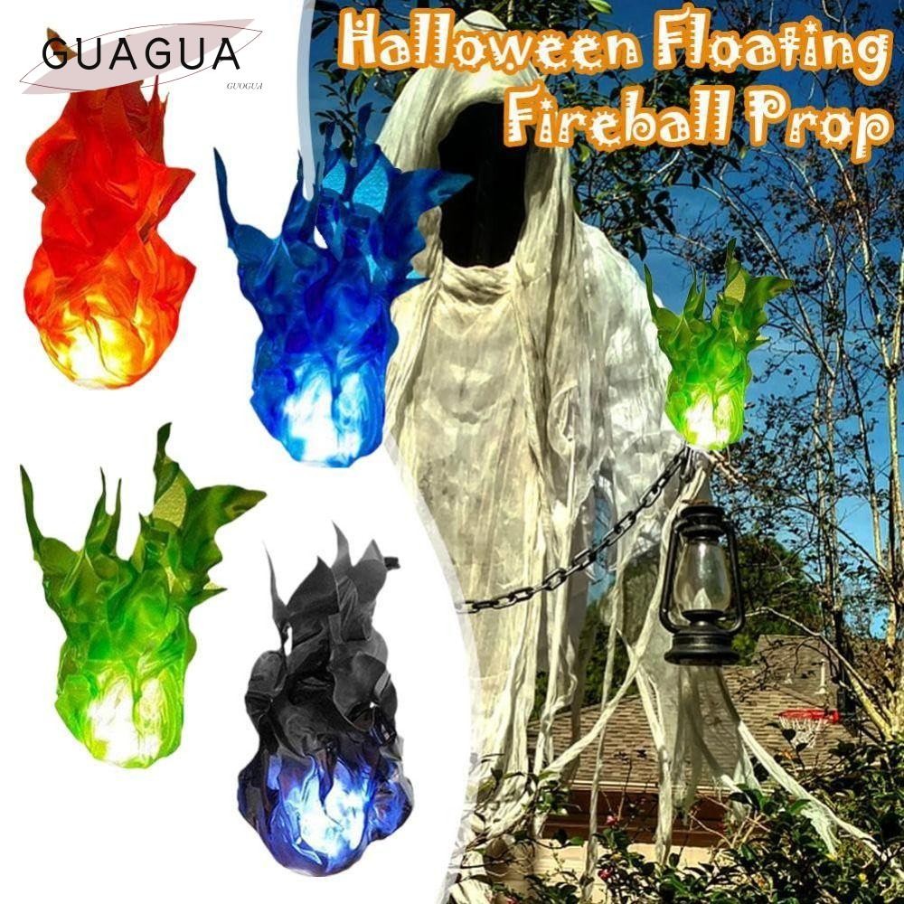 Guogua ลอย Fireball, Party Decor Reusable Ghost Fire โคมไฟ,ประดิษฐ์ปลอม ...