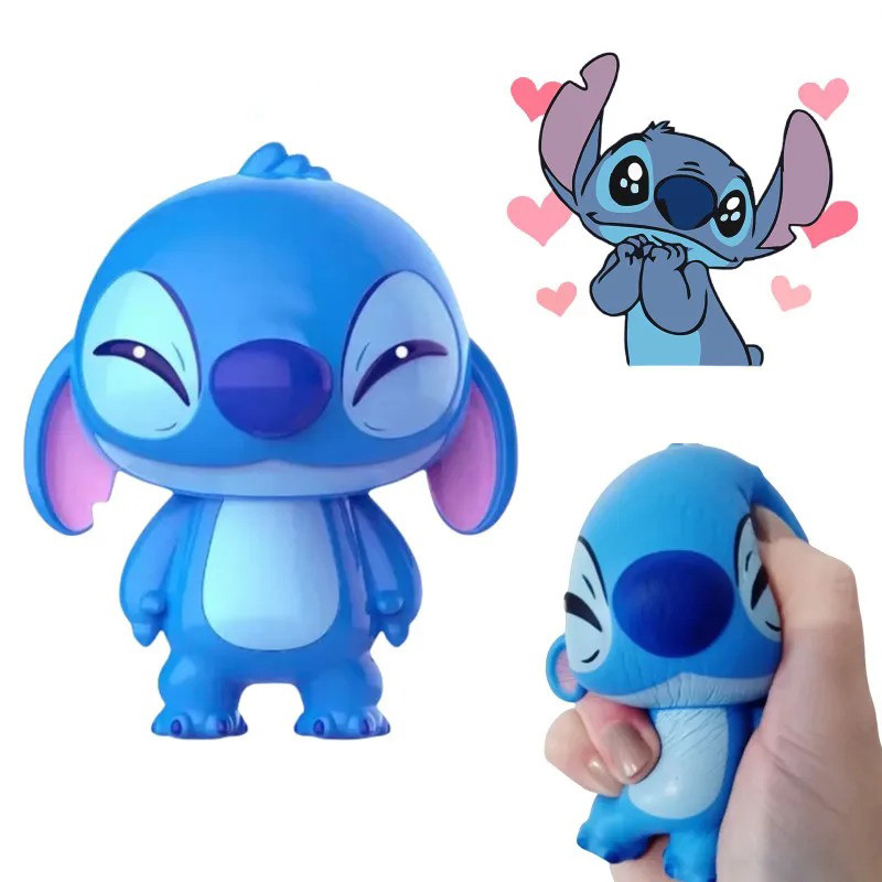 Stitch ความเครียดบรรเทาของเล่น Squishy Lilo Stitch Doraemon Hand Pinch ...