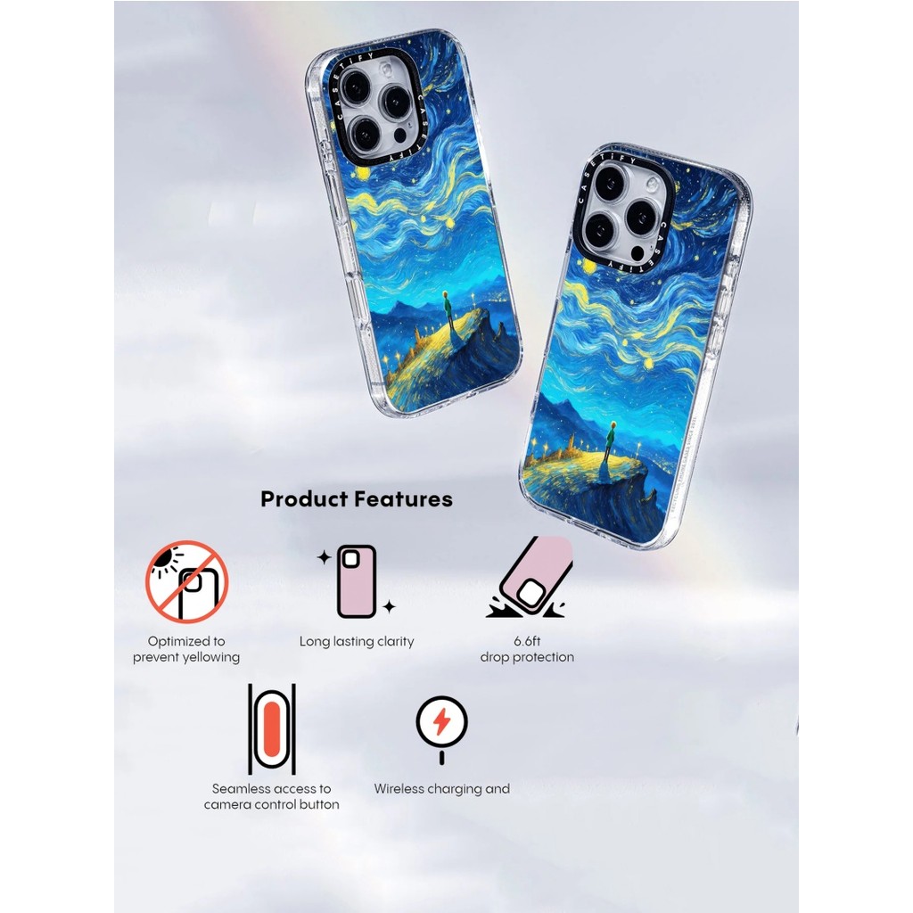 Casetify X Dreamworld แม่เหล็กดูดอะคริลิคใสกลับ TPU Edge กรณีเคส ...