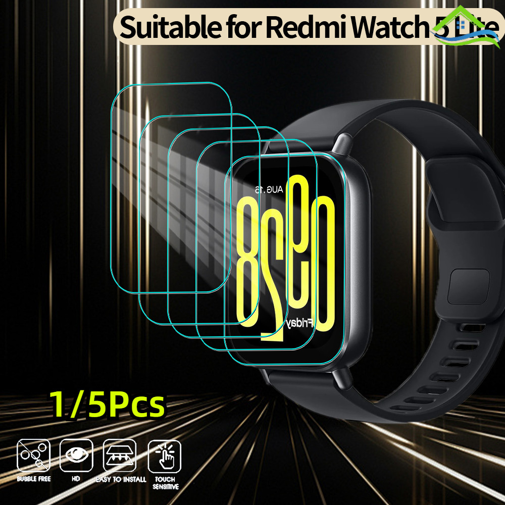 1/5 ชิ้น 9H ความแข็ง Anti Shatter สําหรับ Redmi Watch 5 Lite ฟิล์ม ...