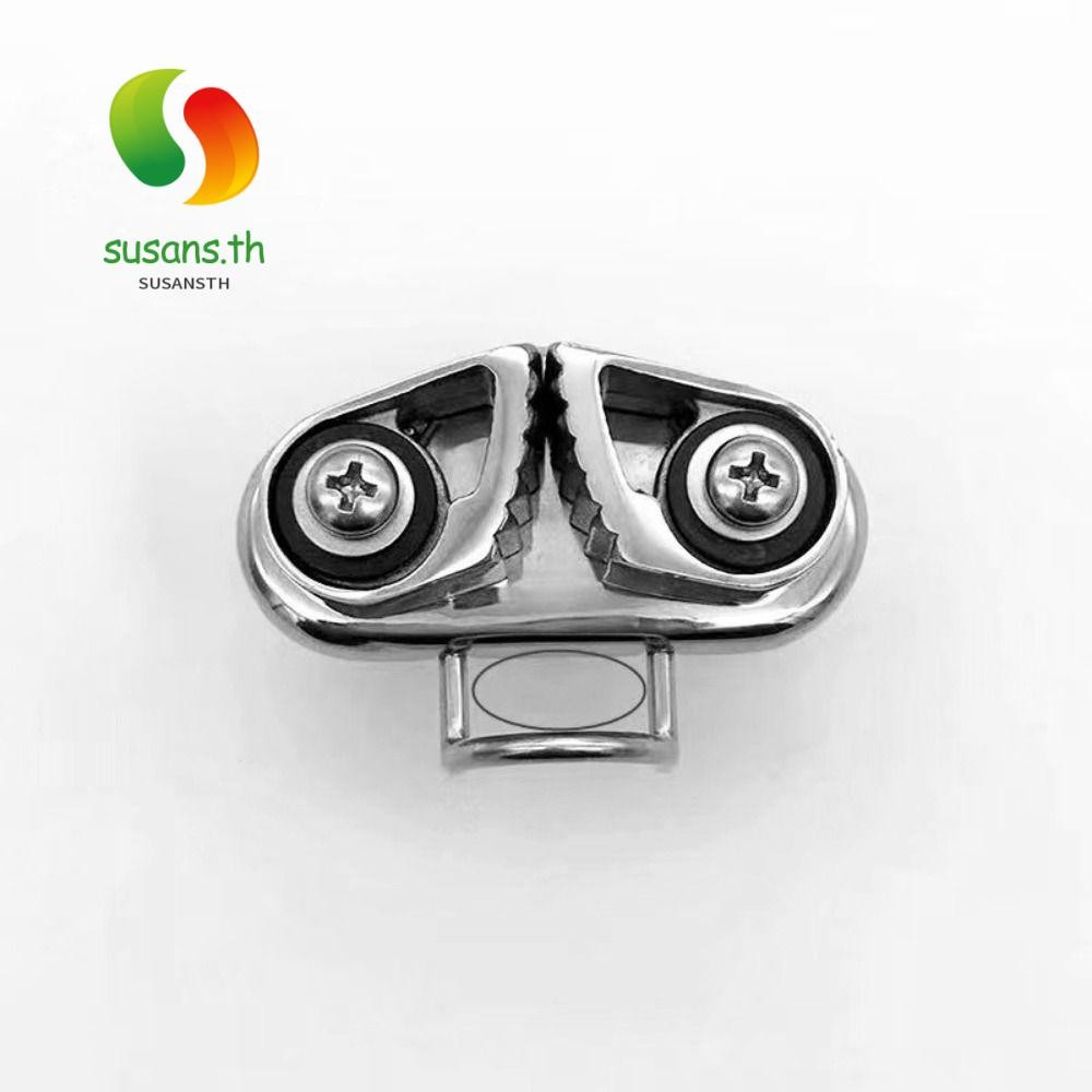 Susans 316 สแตนเลสสตีลเชือก Clamp, Kayak Matic Fairlead Fast Entry Cam ...