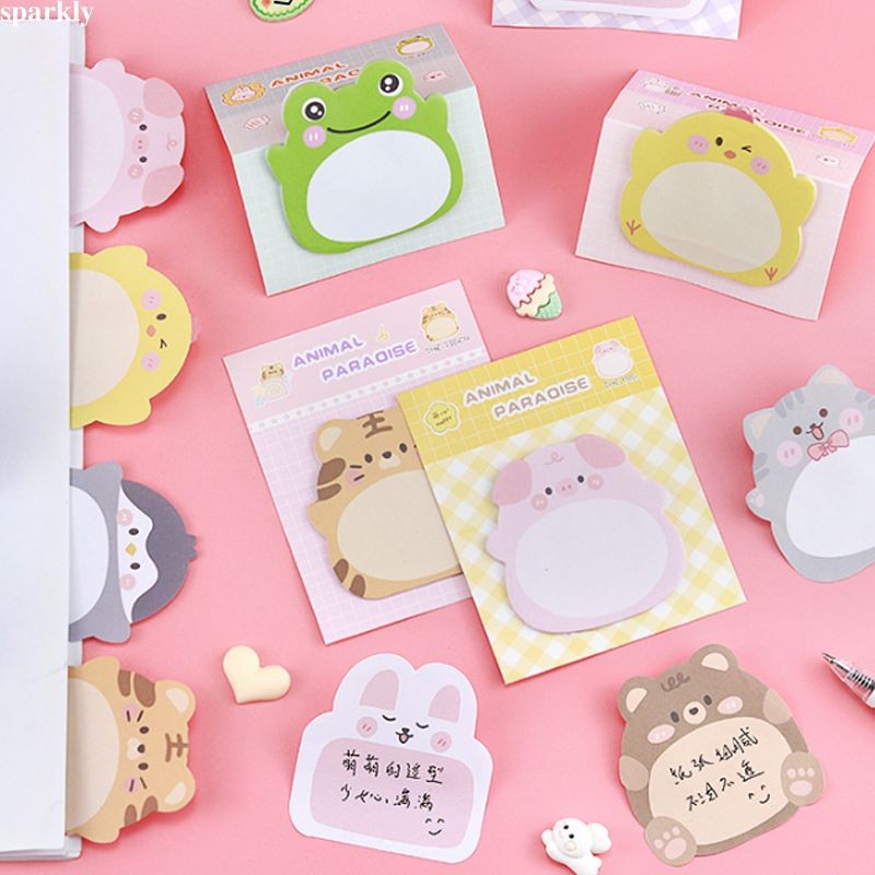 sparkly การ์ตูนน่ารักสัตว์ Post-it Note Creative Standing Type Post-it ...