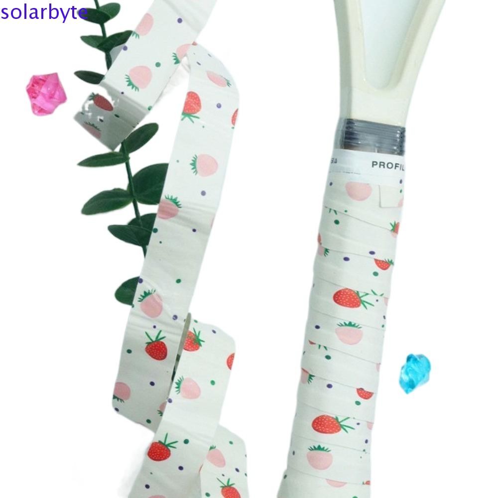 SOLARBYTE Grip Sweat Band, 3D พิมพ์เทปจับแบดมินตันเหนียว,อุปกรณ์แบดมินตัน Skidproof Anti Slip ...