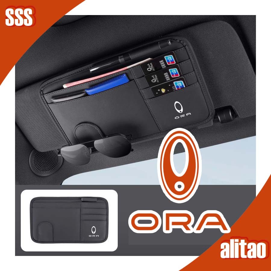 [พร้อม] ORA GOOD CAT ที่บังแดดรถยนต์ที่เก็บผู้ถือบัตรเก็บแว่นตาคลิป ORA ...
