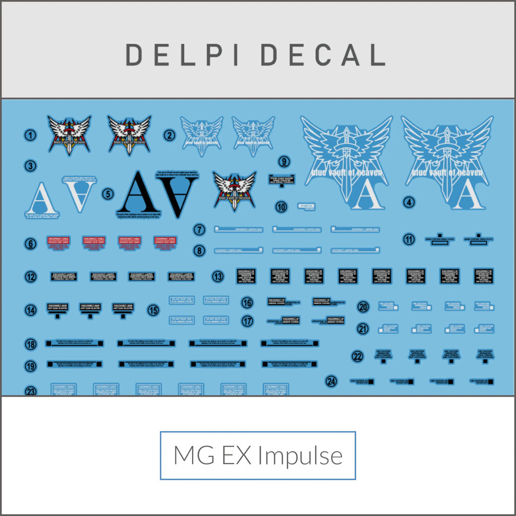 Delpi Decal (ดีคอลน้ำ) MG Ex Impulse | Shopee Thailand