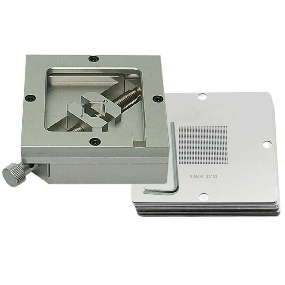 BGA Reballing Kit Metal Mm Reball Station Fixture Jig PCB Package รวม ...