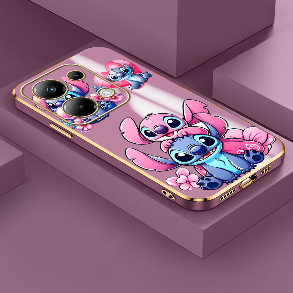 Redmi Note 13 Pro+ 5G note13 Pro 5G Stitch Couple Series ปกอ่อนการ์ตูน ...