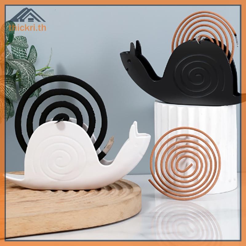 TT 1PC Snails ยุง Coil ผู้ถือถาดสไตล์นอร์ดิกเกลียวฤดูร้อนวันพลาสติกยุง ...