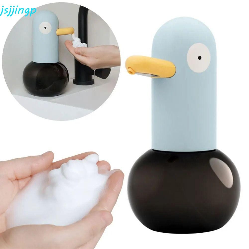 JSJJINGP เครื่องจ่ายสบู่อัจฉริยะ, เครื่องจ่ายสบู่ Touchless น่ารัก 400 มล., รูปแบบการ์ตูน USB ...