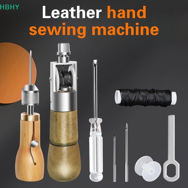 HB หนังจักรเย็บผ้าเย็บ Awl Thread Kit มือ Speedy Stitcher DIY Craft ชุด ...